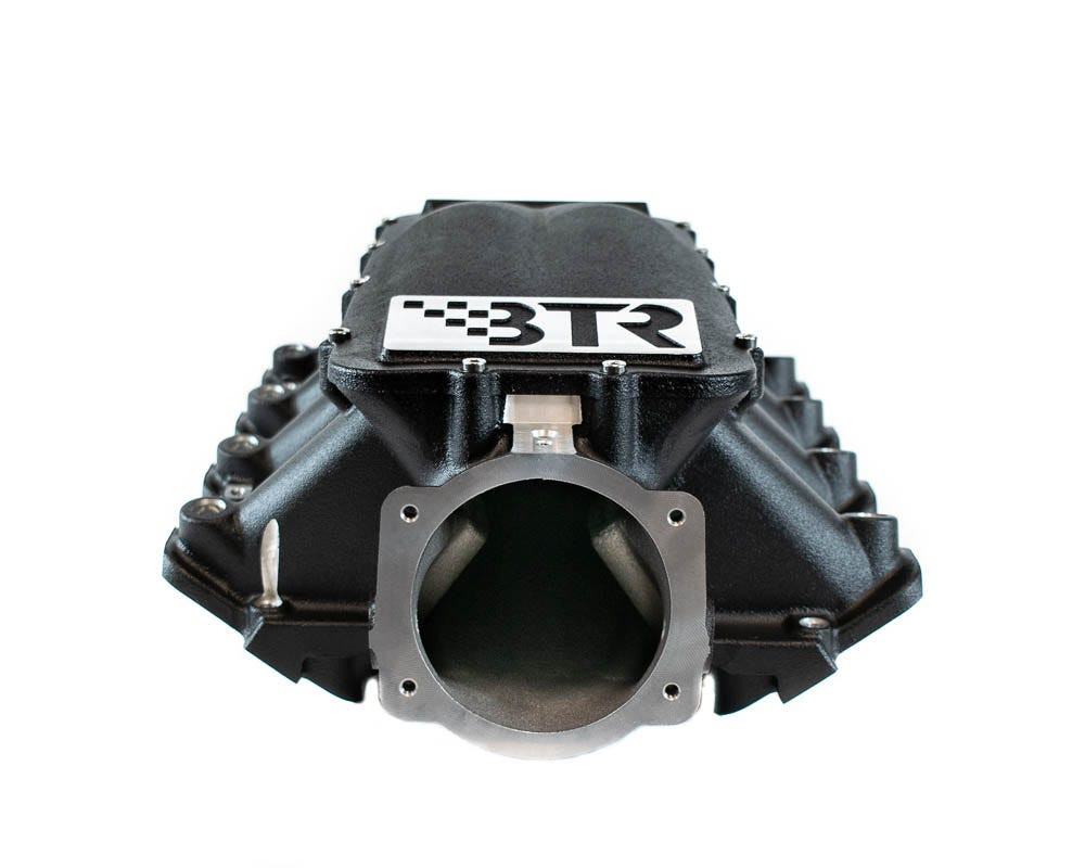 BTR EQUALIZER 1 INTAKE MANIFOLD - CATHEDRAL PORT - BLACK POWDER COAT ...