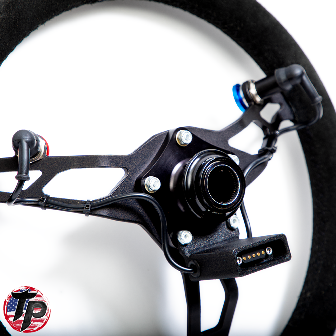 Blue Push-Button Switch For Aftermarket Steering Wheel - Tick ...