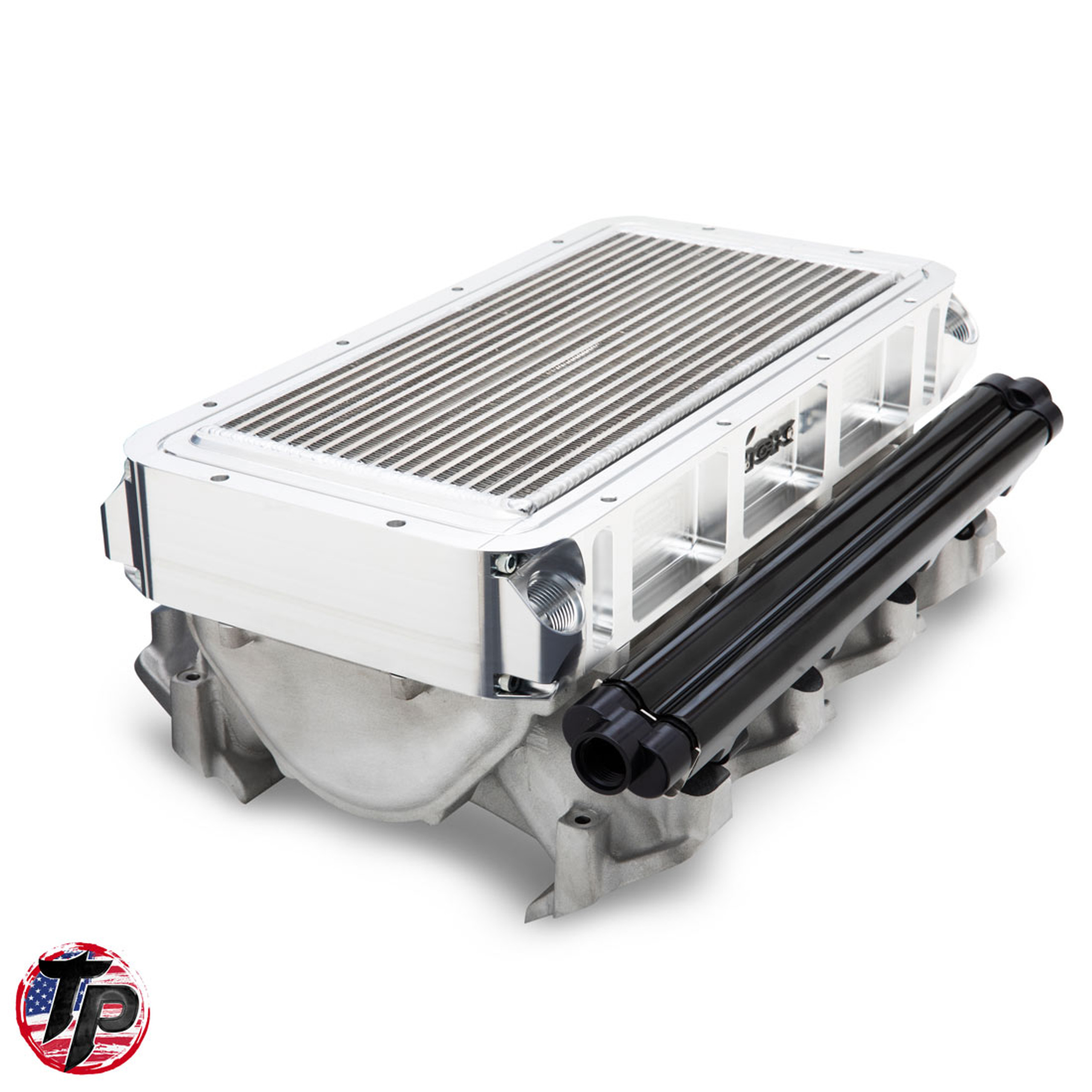 Tick 1500hp Low Profile Billet Air-to-Water Intercooler for all Holley ...