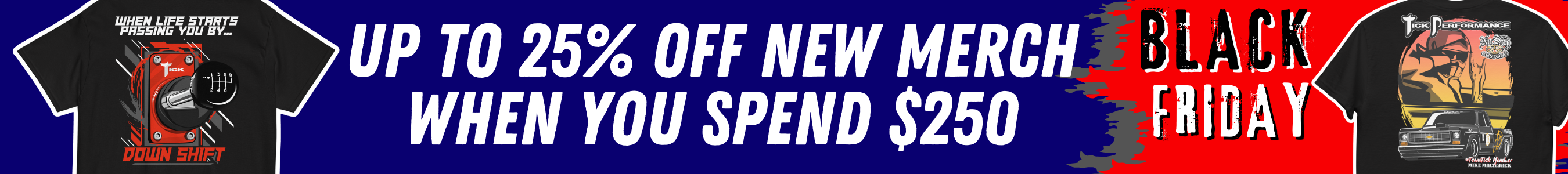 Tick Products - Merchandise - Page 1 - Tick Performance, Inc.