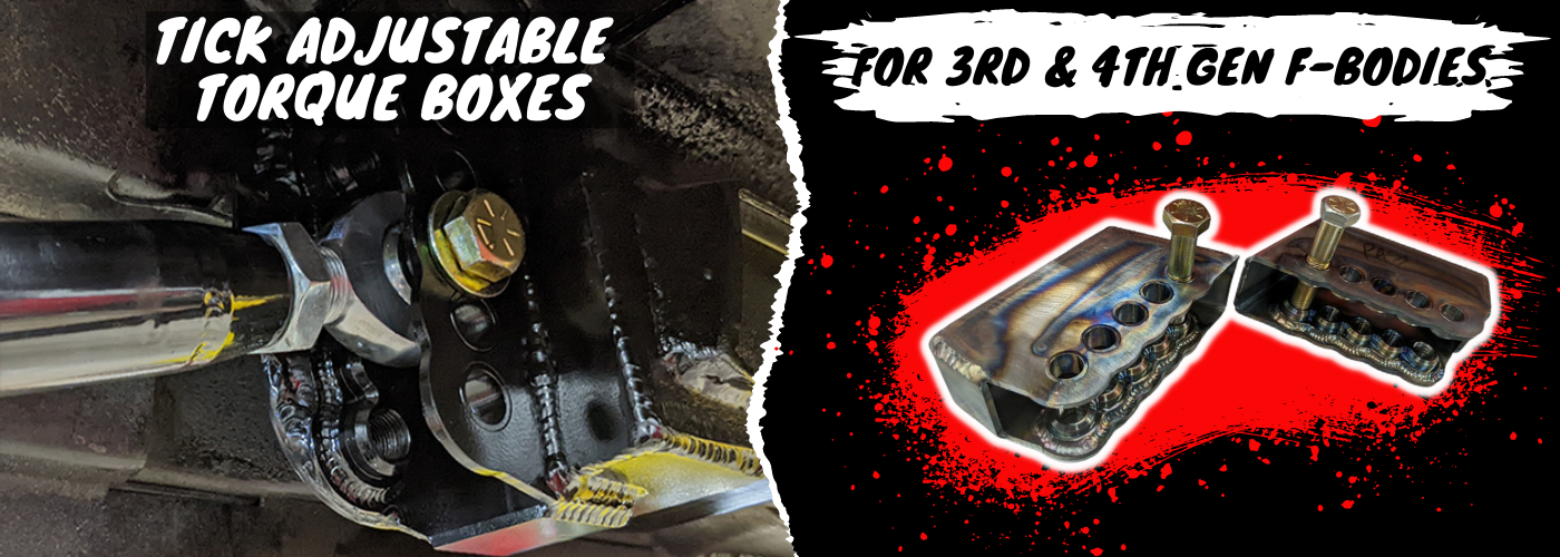 Tick Adjustable Torque Boxes For 3rd and 4th Gen F-Bodies - Tick ...