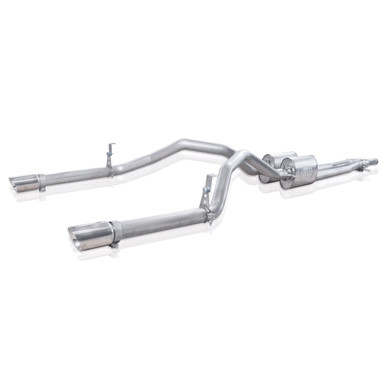 Under/Bumper Catback Dual Turbo S-Tube Mufflers Factory Connect - CT14CBUBY