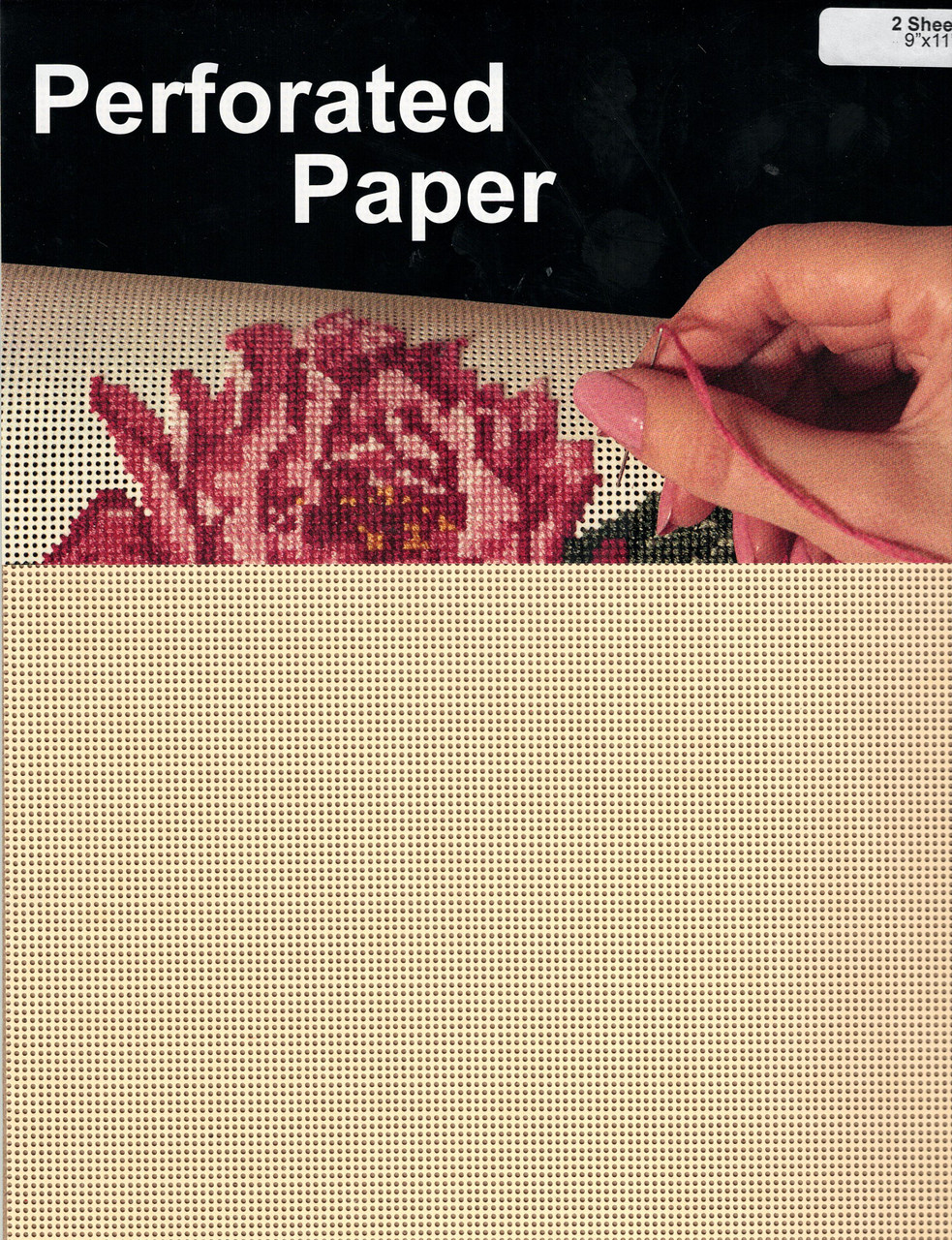 Perforated paper - Cream 9 X 11