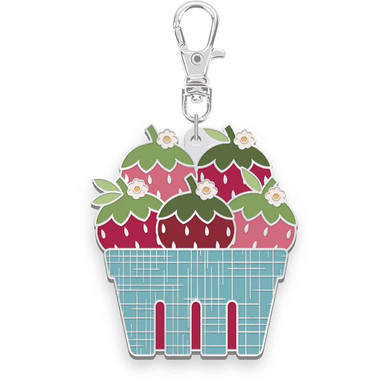 Lori Holt Farmer's Daughter Enamel Happy Charm - Berry Basket