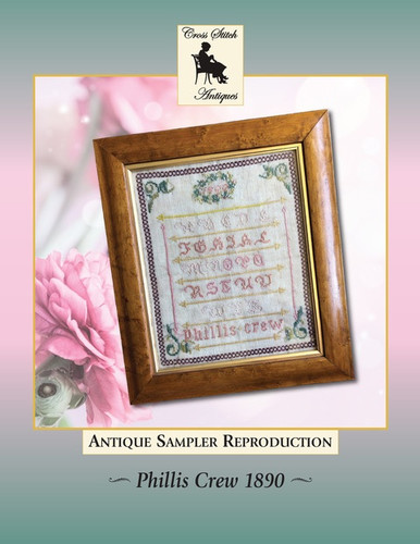 1890 Antique Reproduction Sampler