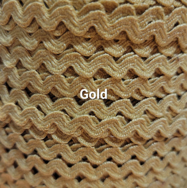 1/4 inch Rick Rack Gold