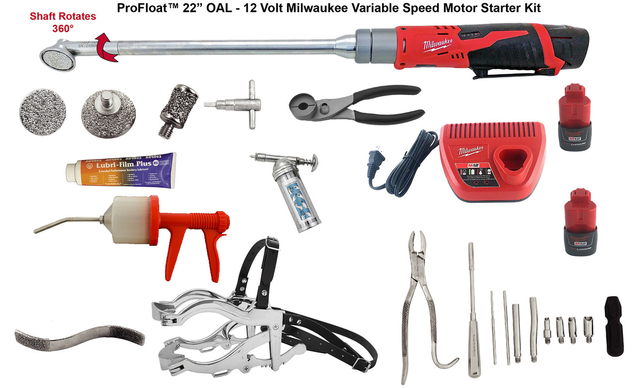 19" ProFloat 12 Volt Milwaukee Float Kit - #95220