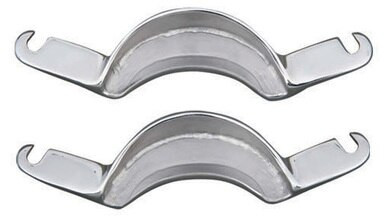 Wide Classic Stainless Steel Bite Plates -#93837 - Promax Equine Dental