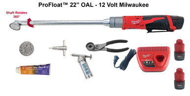 19" ProFloat 12 Volt Milwaukee Float Kit - #95220