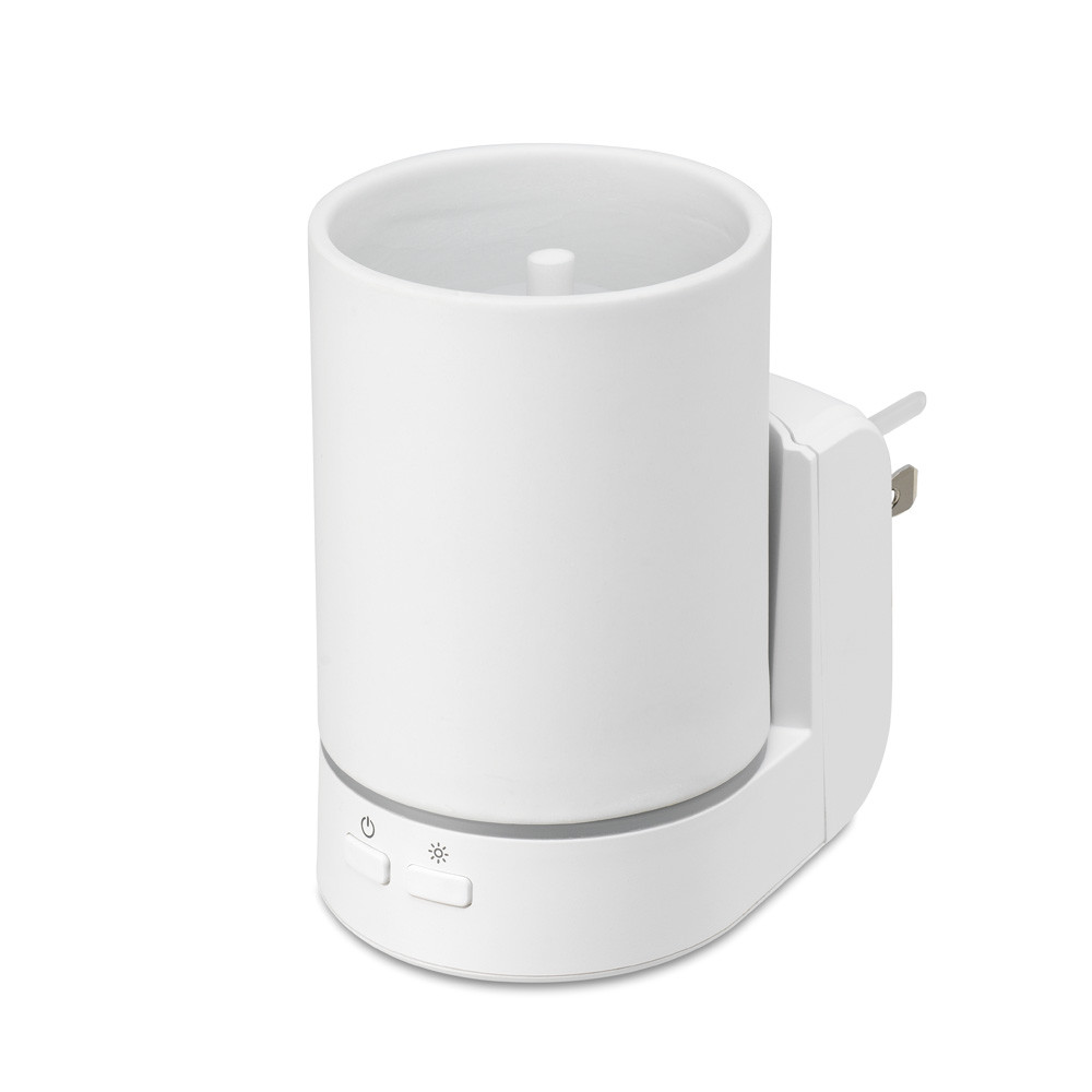 Pure White Ceramic Essential Oil Wall-Plug