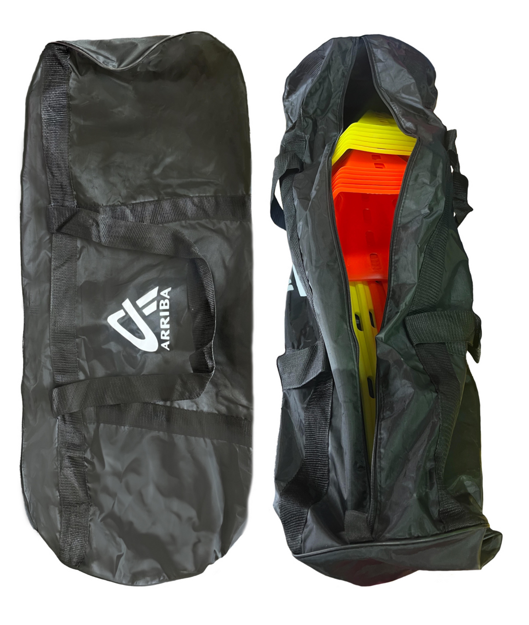 Adjustable Agility Cone Hurdles: Including 12 Cones, 6 Bars and 1 Bag ...