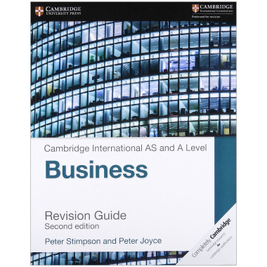 Cambridge International AS & A Level Business Revision Guide - ISBN ...