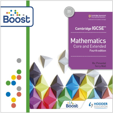 Hodder Cambridge IGCSE Mathematics Core and Extended Boost Teacher's ...