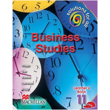Solutions For All Business Studies Grade 11 Learner Book - ISBN ...