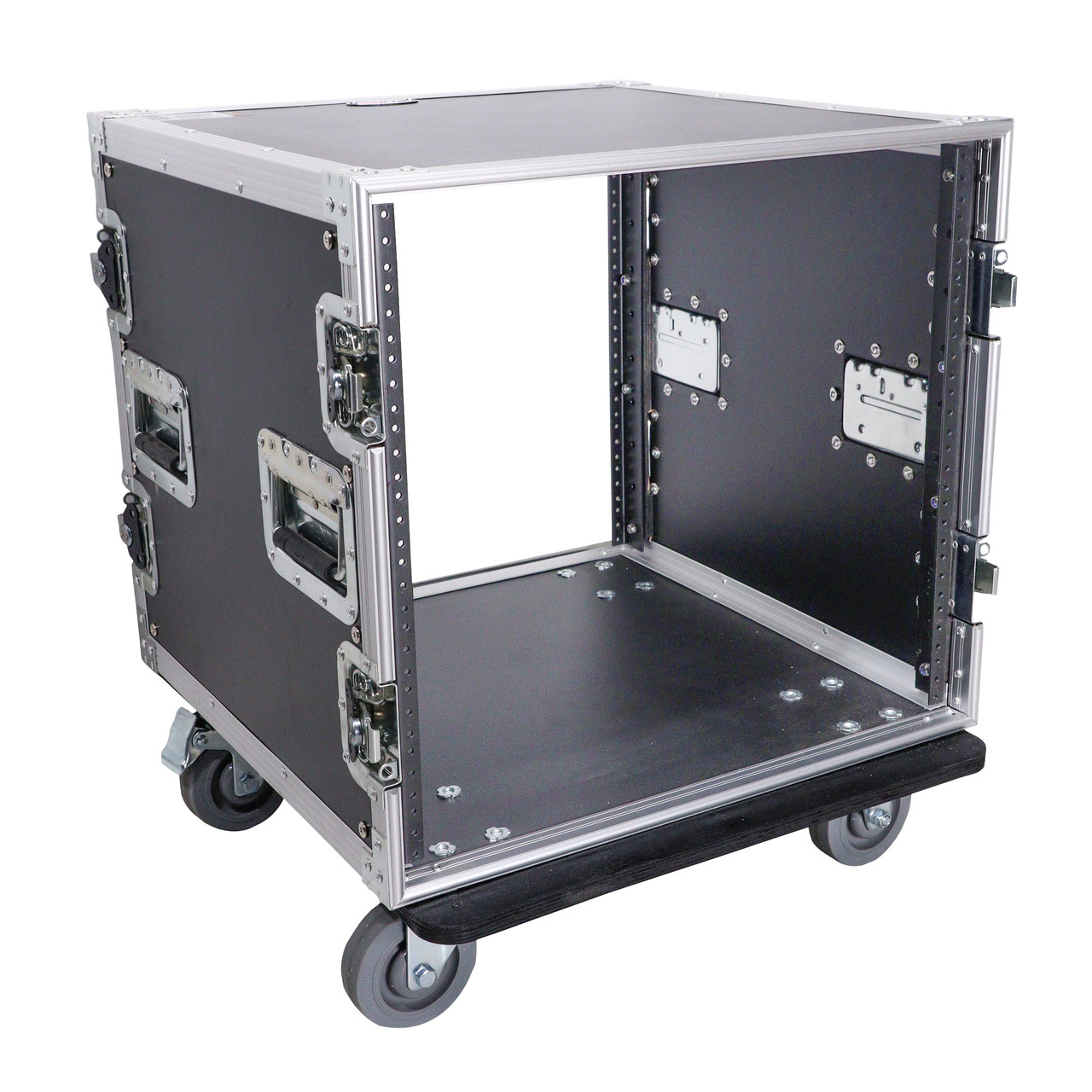 ProX 12U Vertical Amp Rack Mount Flight Case with Caster Wheels