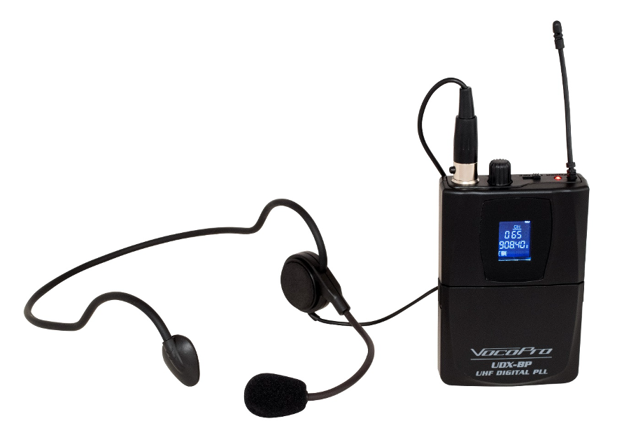 Professional Digital PLL Wireless Bodypack Transmitter with Headset ...