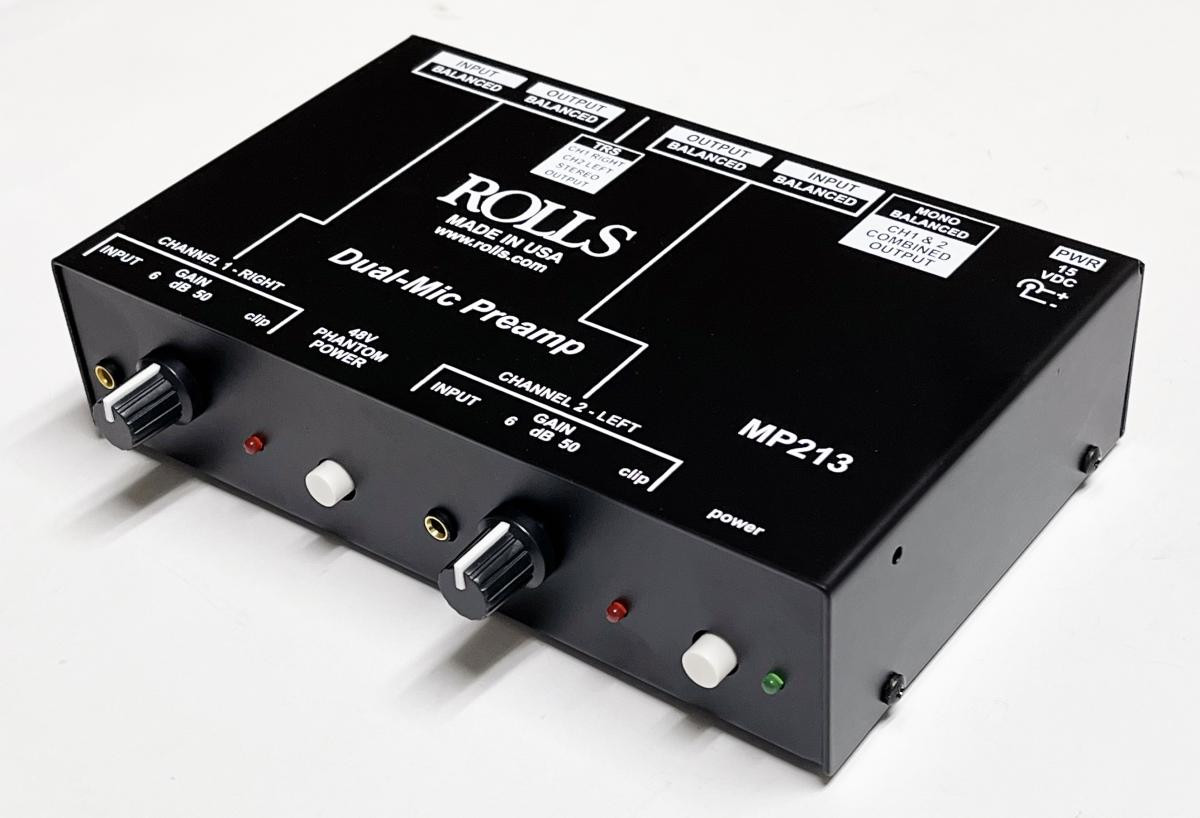 MP213 2 Channel Mic Preamp