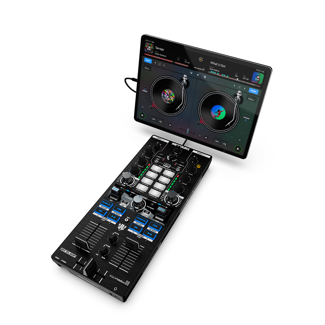 Reloop Mixtour Pro | Portable Performance 4-Deck All-In-One DJ Controller