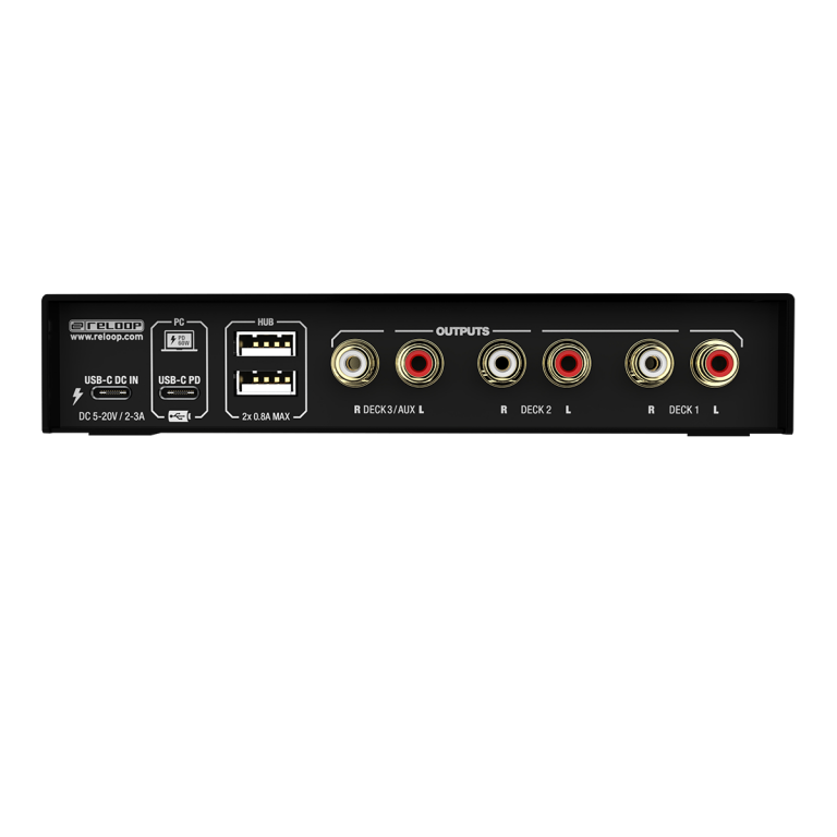 Reloop Flux | 6x6 IN/OUT USB-C DVS Interface for Serato DJ Pro