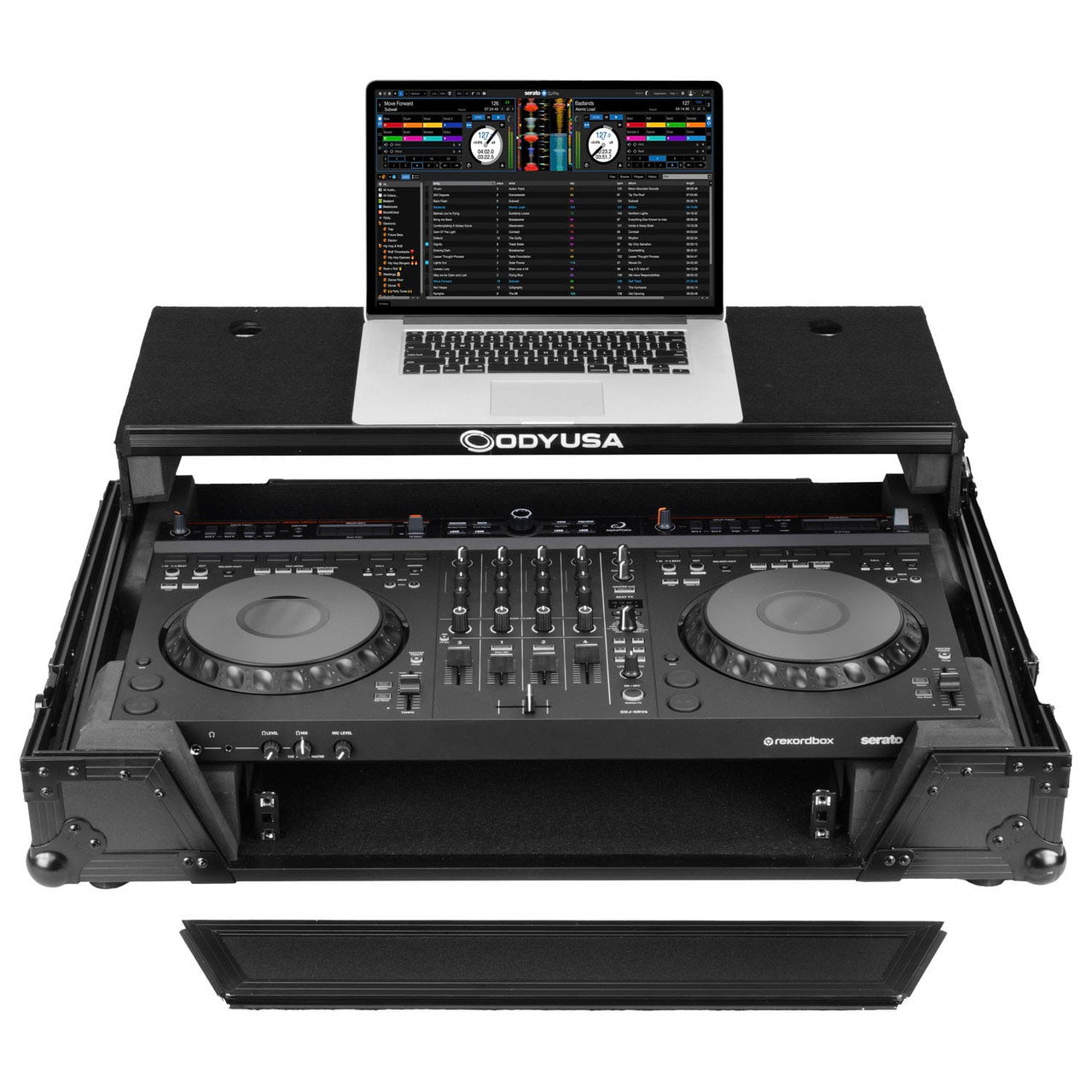 Odyssey AlphaTheta DDJ-GRV6 Case in Black with 1U Rack Space and ...