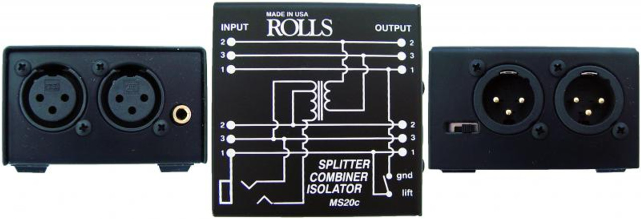 MS20c Mic Splitter/Combiner/Isolator