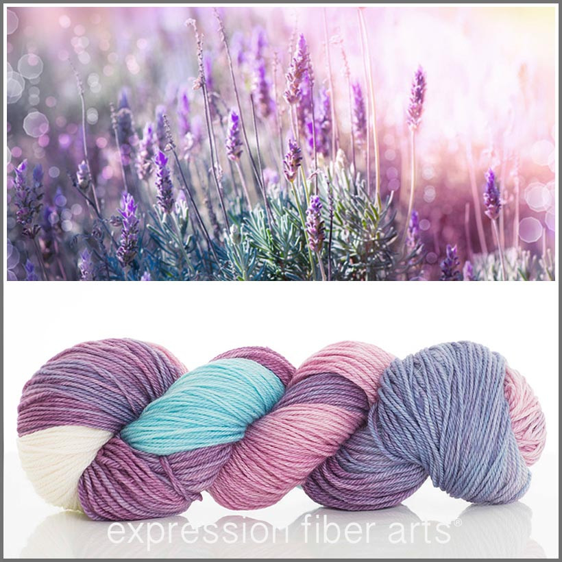 LAVENDER AND LIGHT 2 - 3-PLY SUPERWASH MERINO WOOL SOCK - Expression ...
