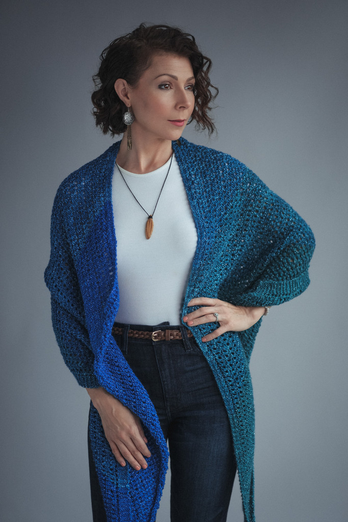 Free Palette Shawl Knitted Pattern