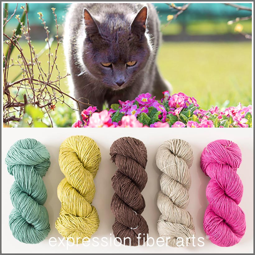 SPRING KITTY HUES - Limited Edition Cotton Kit - Expression Fiber Arts ...