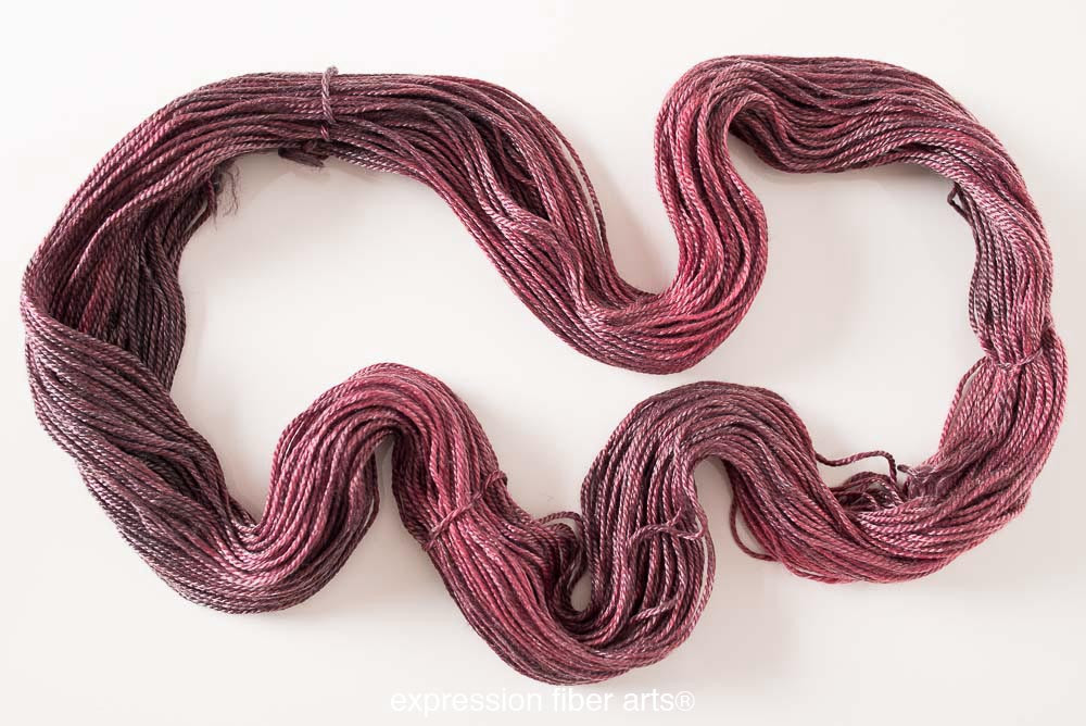 January Garnet 'LUSTER' WORSTED - Expression Fiber Arts