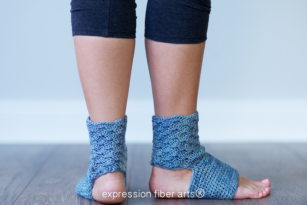 Prana Crochet Yoga Sock Pattern