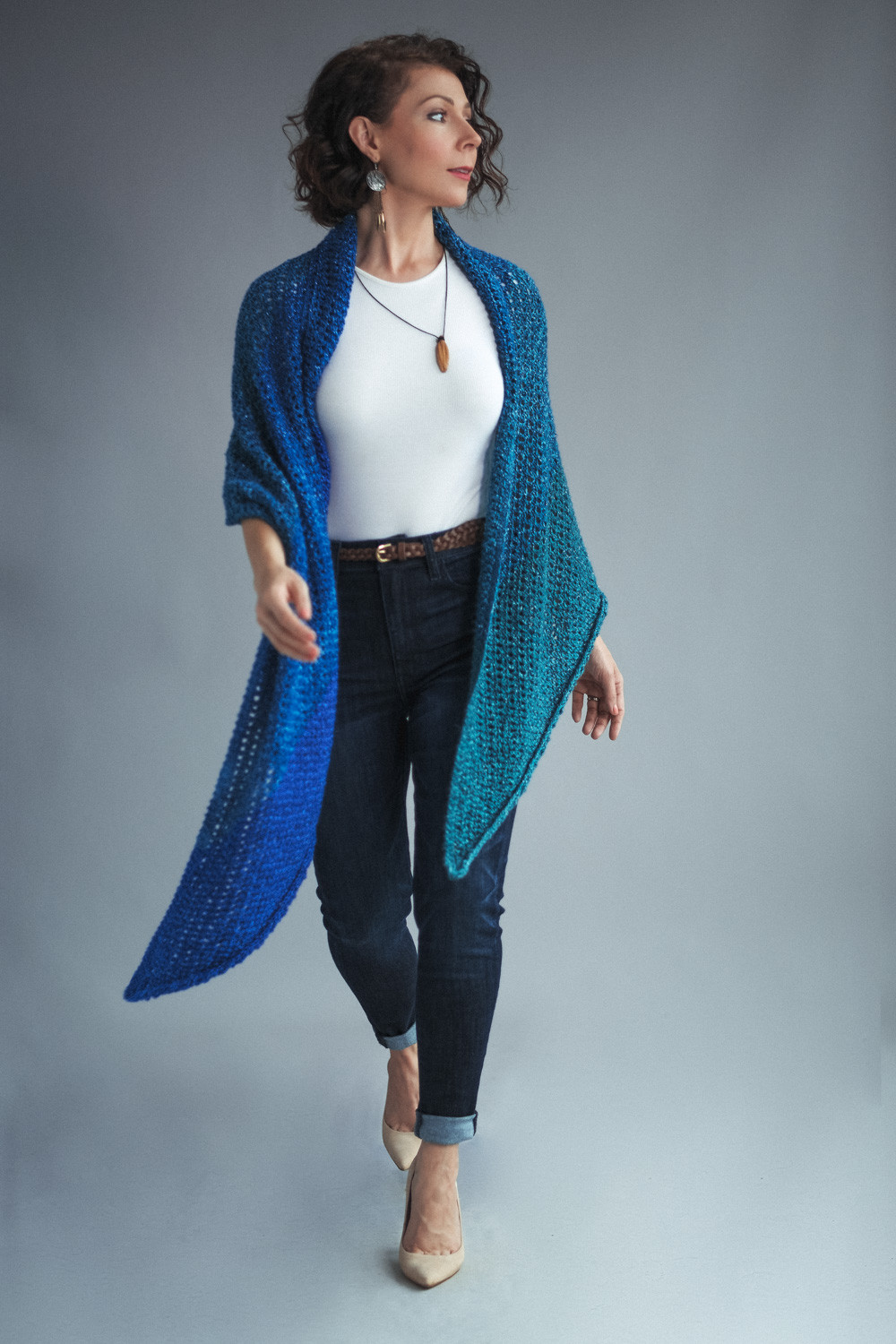 Free Palette Shawl Knitted Pattern