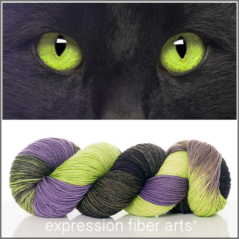 CAT EYE 'RESILIENT' SOCK - Expression Fiber Arts