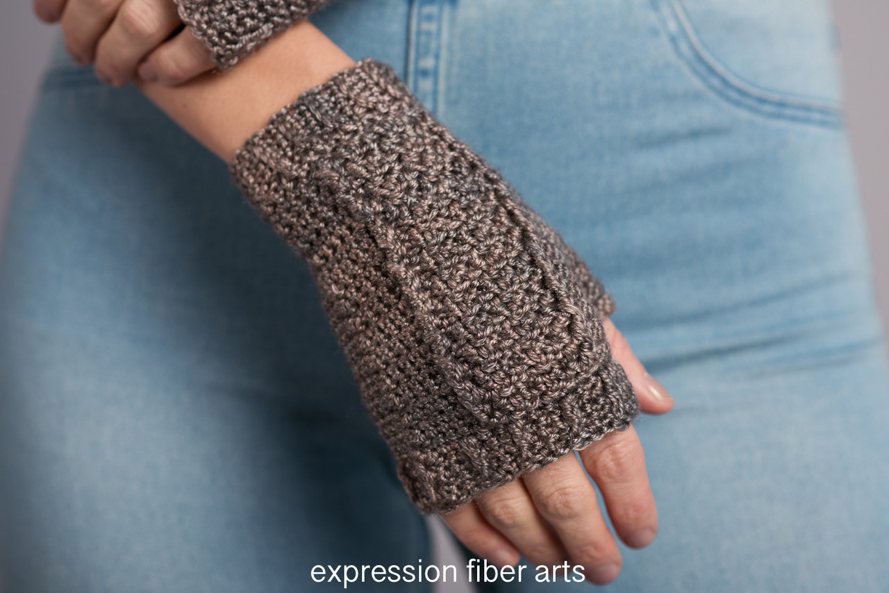 Decadence Crochet Fingerless Mitts Pattern