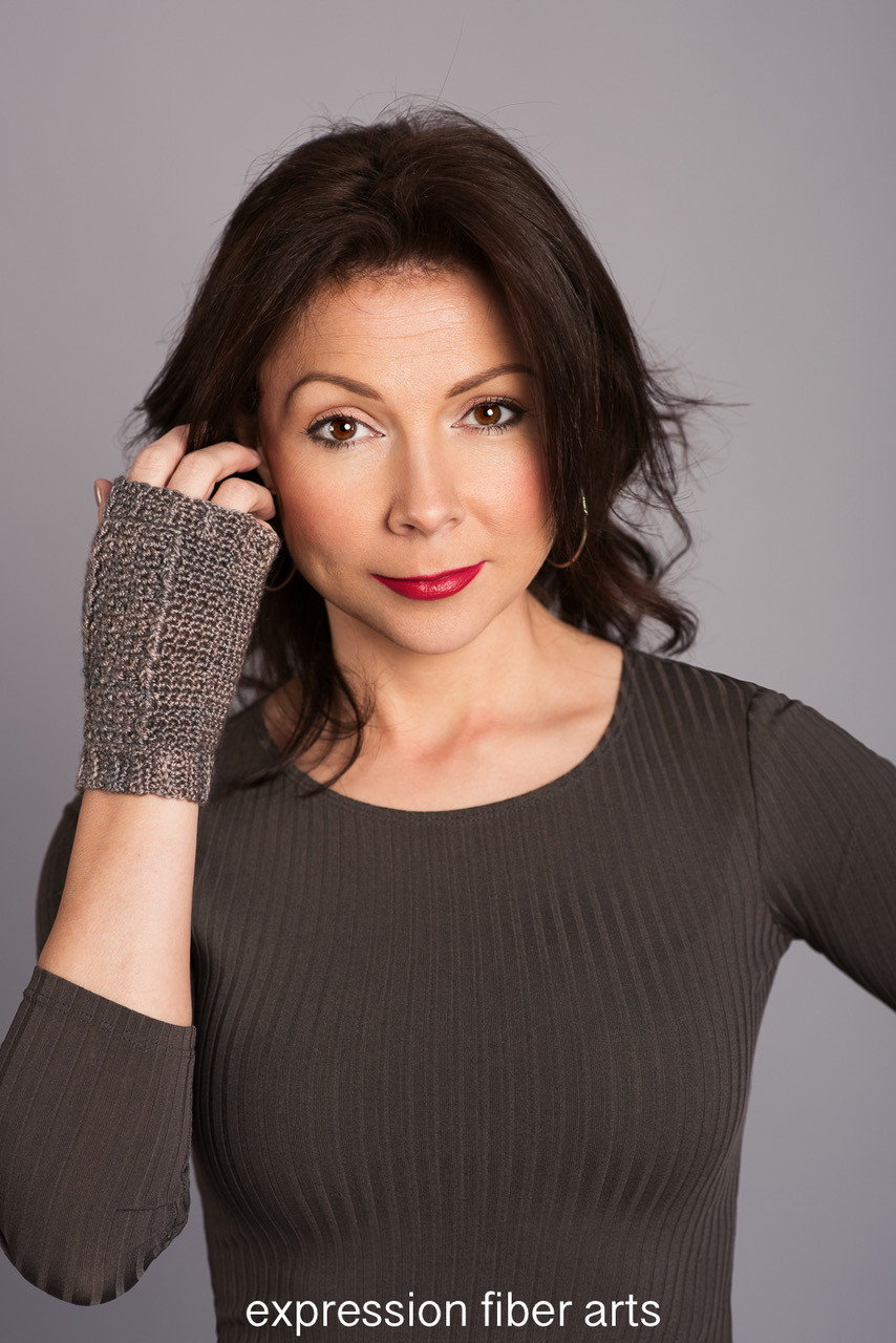 Decadence Crochet Fingerless Mitts Pattern