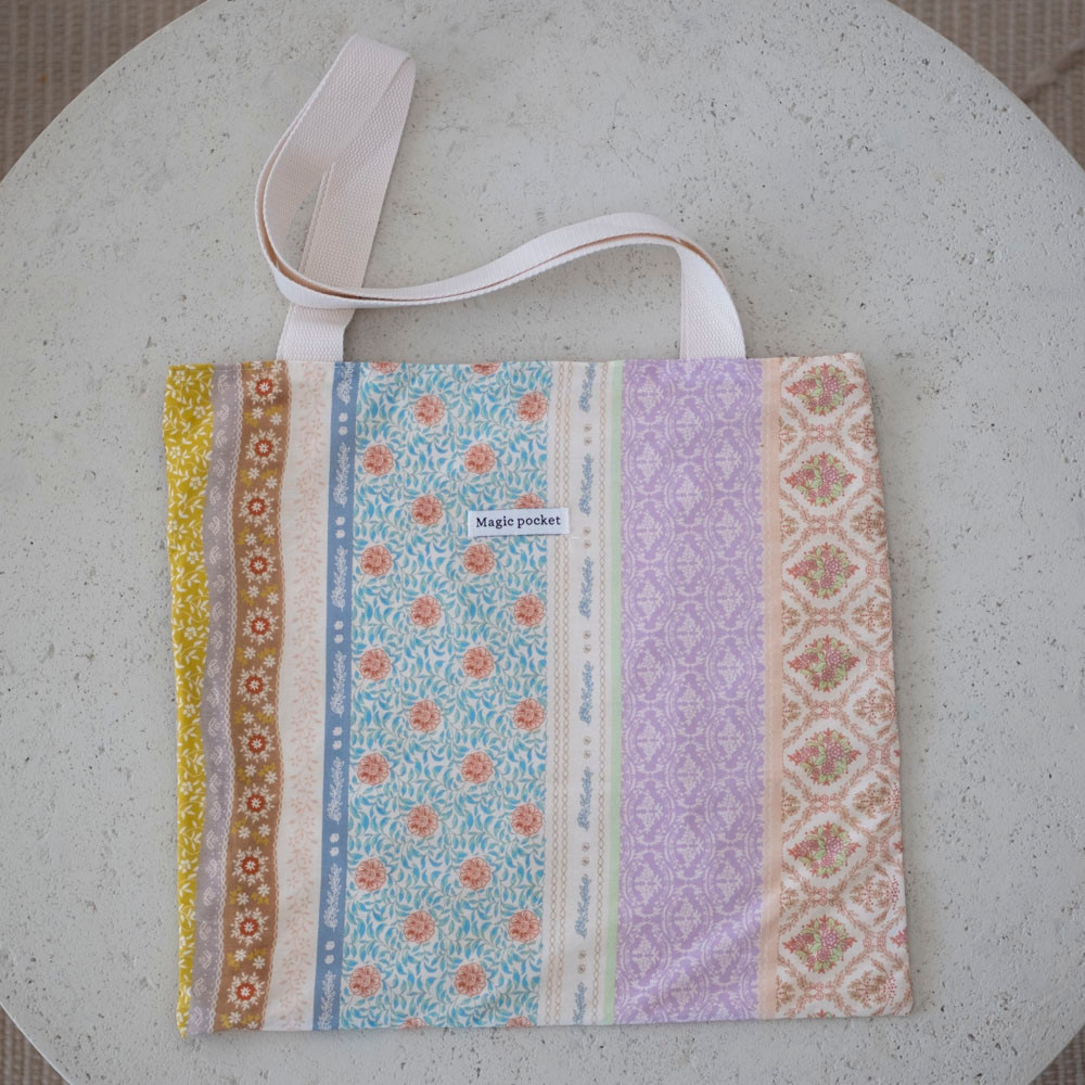 Floral Boho Tote Bag - Expression Fiber Arts