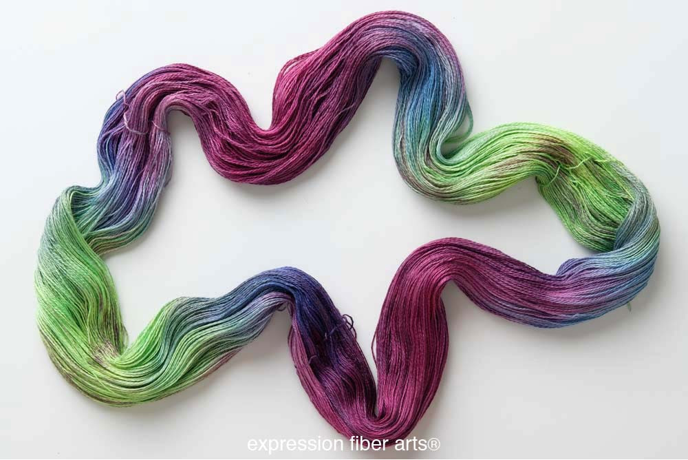 SPILLED WINE Yak Silk Lace Yarn
