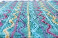 Squiggles Crochet Baby Blanket Pattern