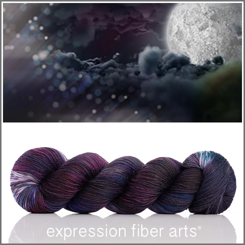 The Dark Side of the Moon 'SINCERE' SOCK - Expression Fiber Arts