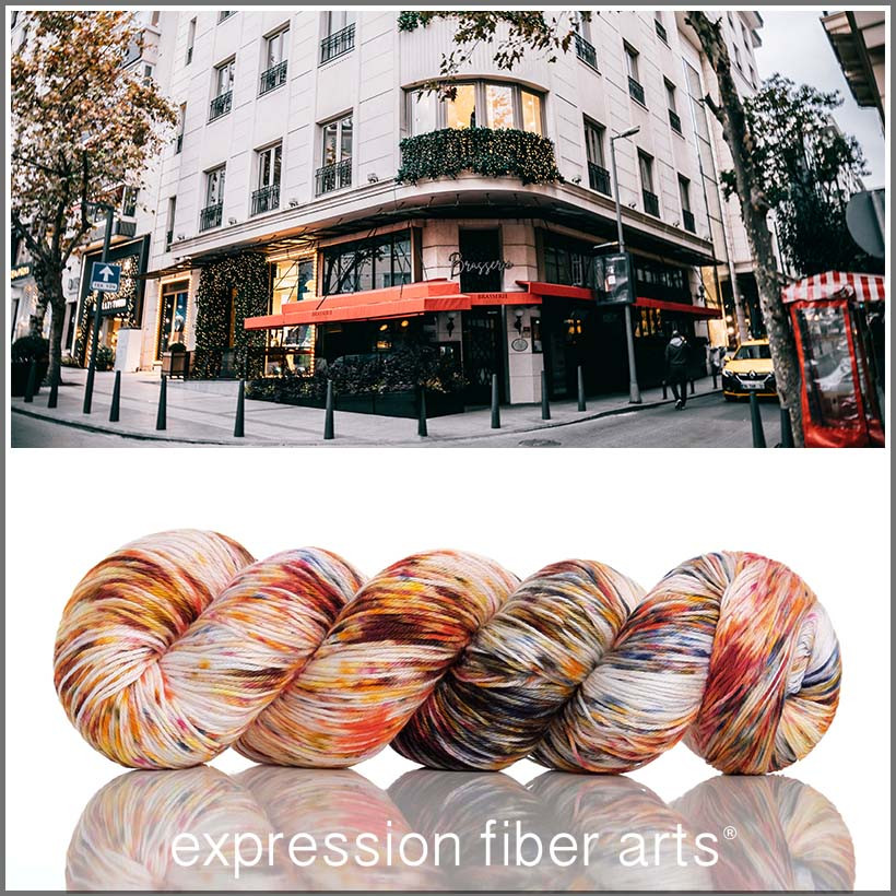 Corner Cafe 'CALMING COTTON' FINGERING - Expression Fiber Arts