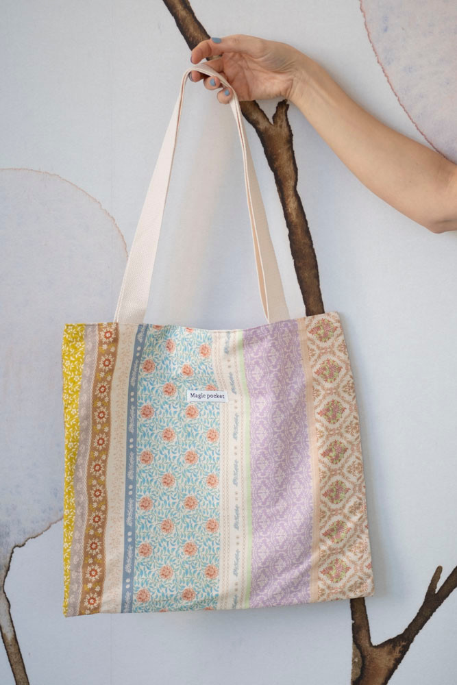Floral Boho Tote Bag - Expression Fiber Arts