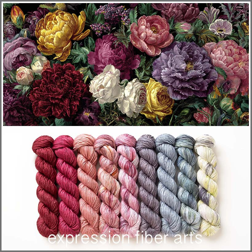 Pre-Order Secret Language of Flowers Hues 'PEARLESCENT' WORSTED MINI ...