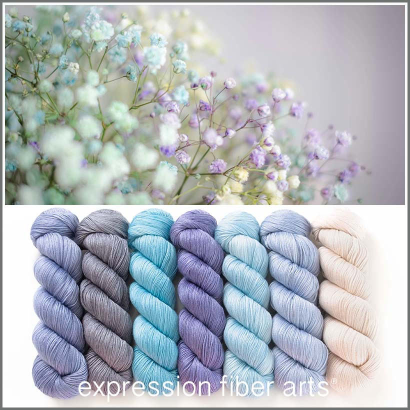 Bristol Fairy Hues 'LUSTER' SPORT FULL SIZE KIT - Expression Fiber Arts