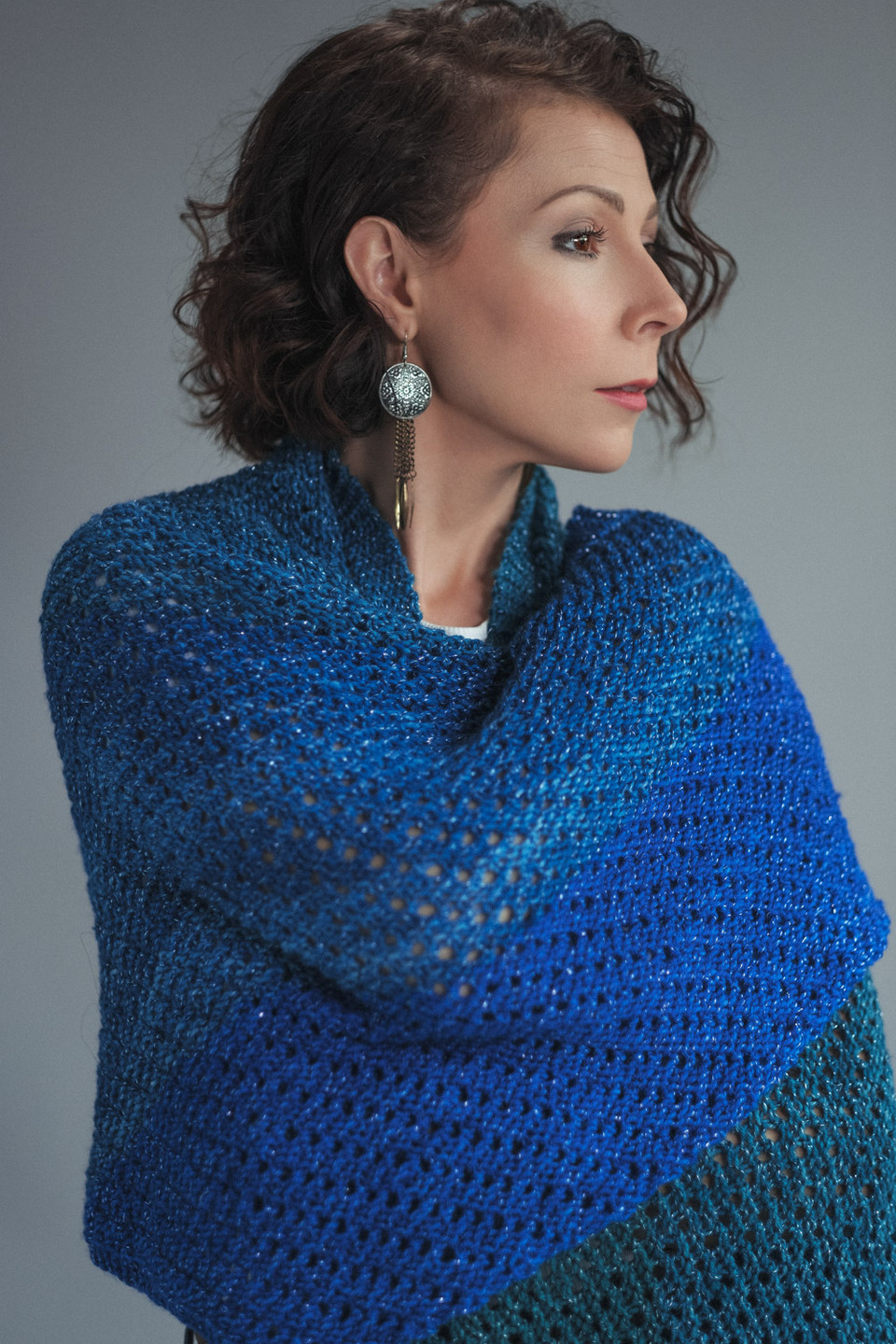 Free Palette Shawl Knitted Pattern