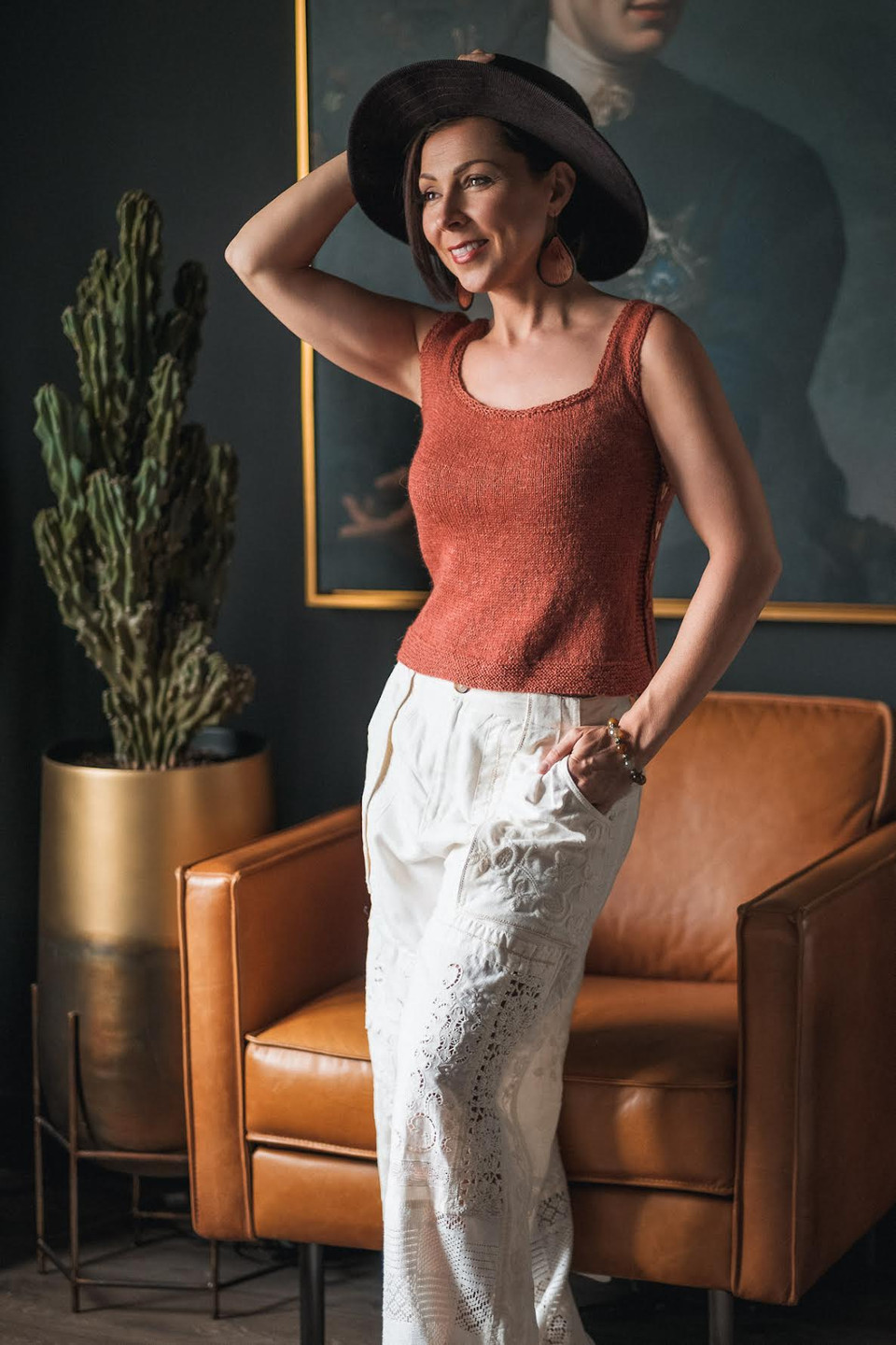 Pascal Knitted Tank Top Pattern