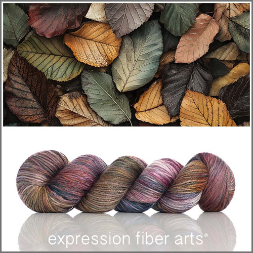 Crunchy Leaves 'OASIS' DK - Expression Fiber Arts