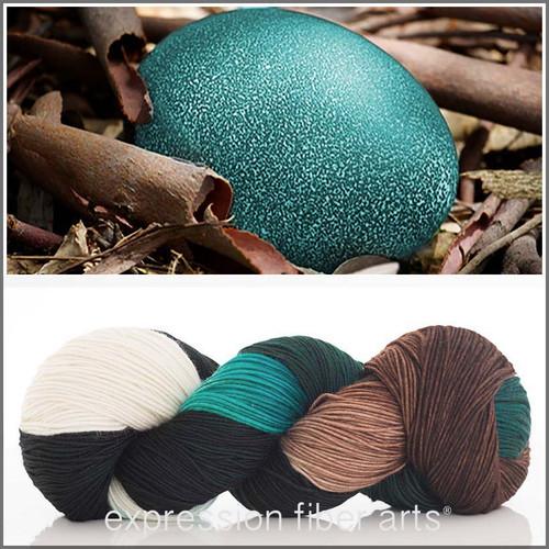 EMU EGG 'RESILIENT' SOCK - Expression Fiber Arts