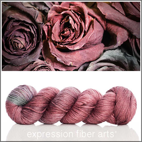 Russet Rose 'ALPACA SILK' DK - Expression Fiber Arts