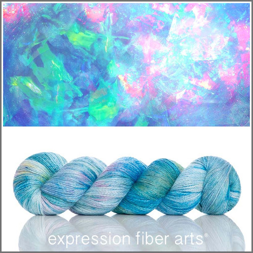 October Opal 'ALPACA SILK' LACE - Expression Fiber Arts