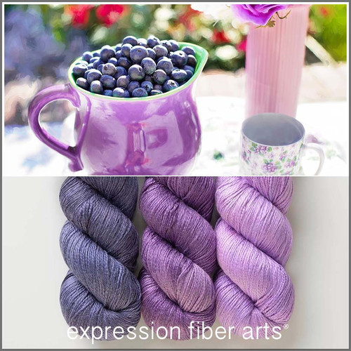 Spontaneous Hues 'MOONGLEAM' Fingering Kit - Expression Fiber Arts