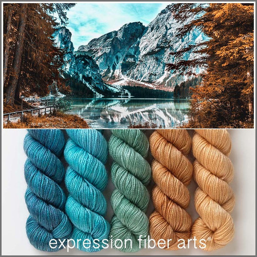 Scintillating Hues 'LUSTER' SPORT MINI KIT - Expression Fiber Arts